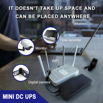 Mini Dc Ups pour le routeur Wifi 20000mah Smart Mini UPS pour la maison ...